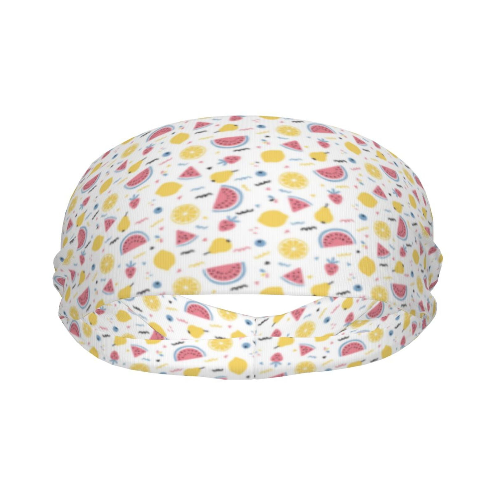 Cute Watermelon Bear Lemon Headbands for Women/Men, Elastic Wide Soft ...