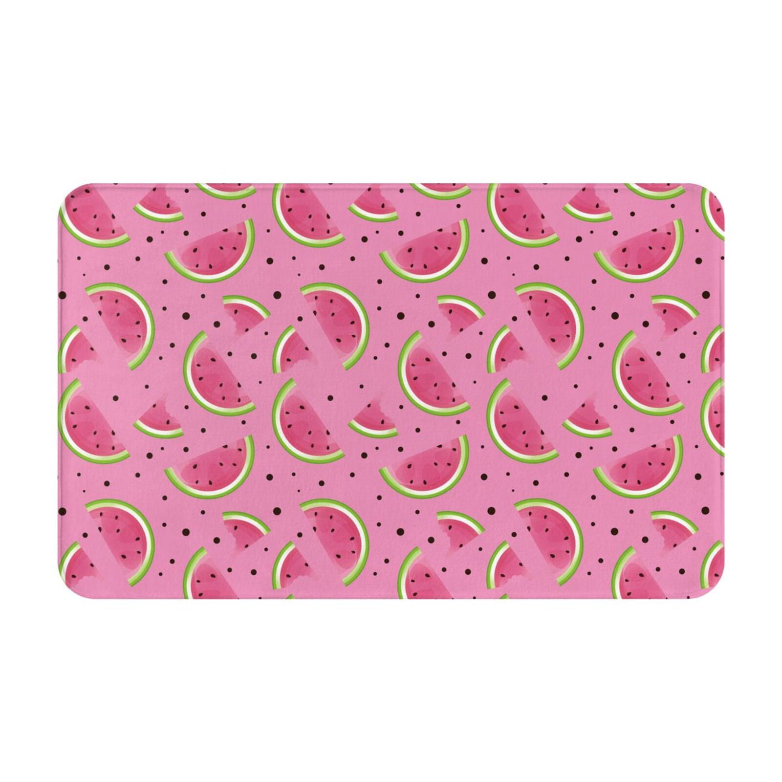 Cute Watermelon Pink Door Mat for Indoor, Welcome Door Mats Front ...