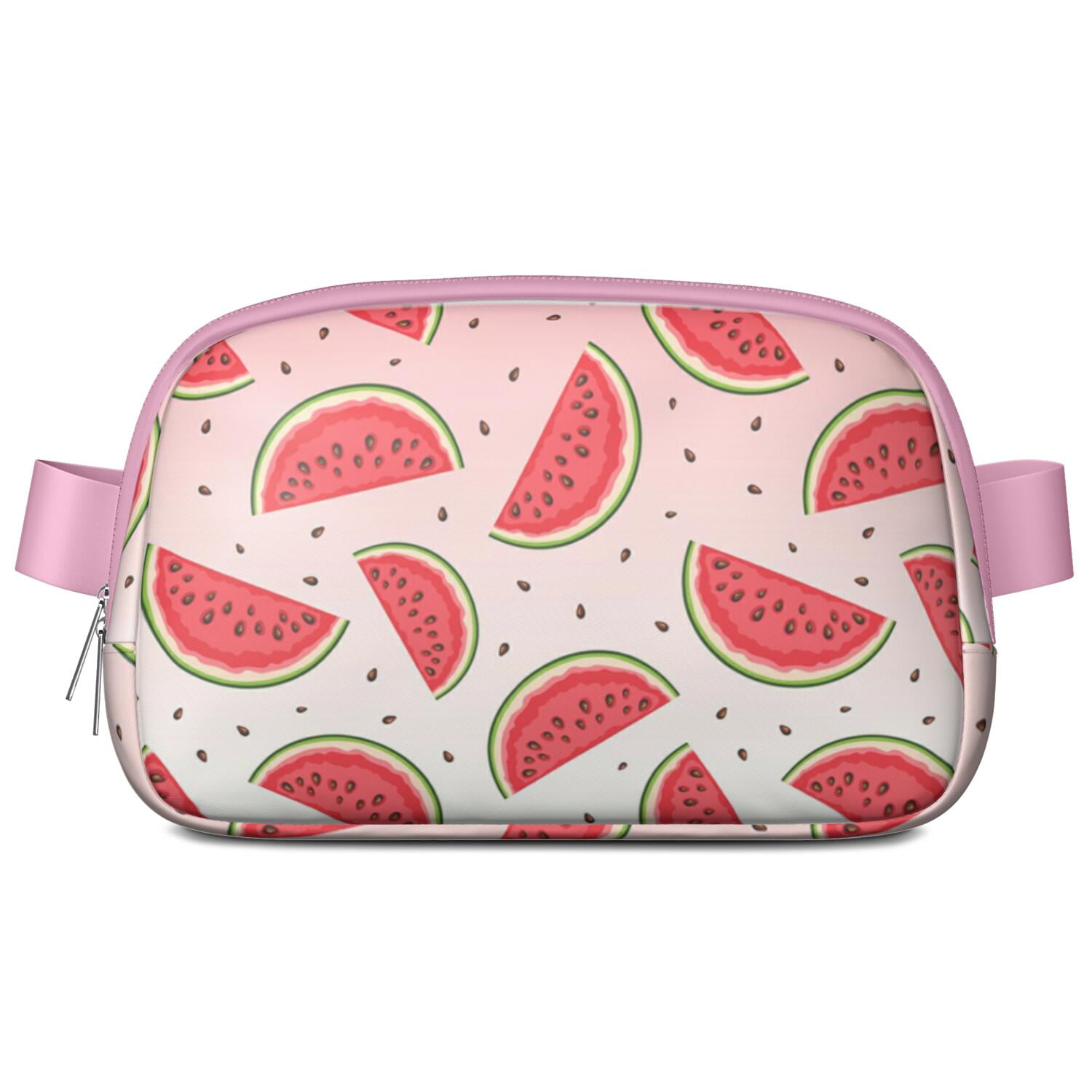 Cute Watermelon Slice Fanny Pack – Vibrant Tropical Fruit Belt Bag with ...