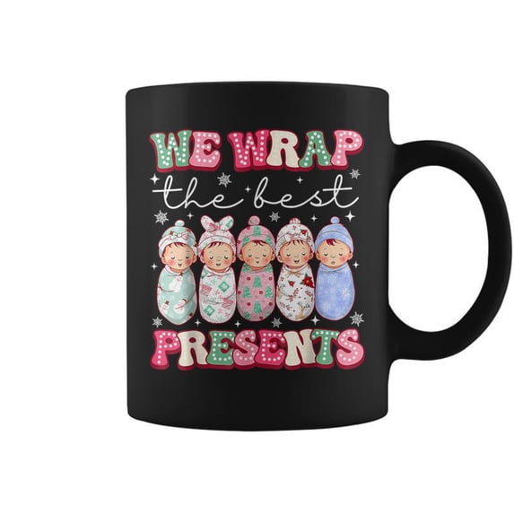Cute We Wrap Presents LD Nicu Nurse Christmas Coffee Mugs - Walmart.com