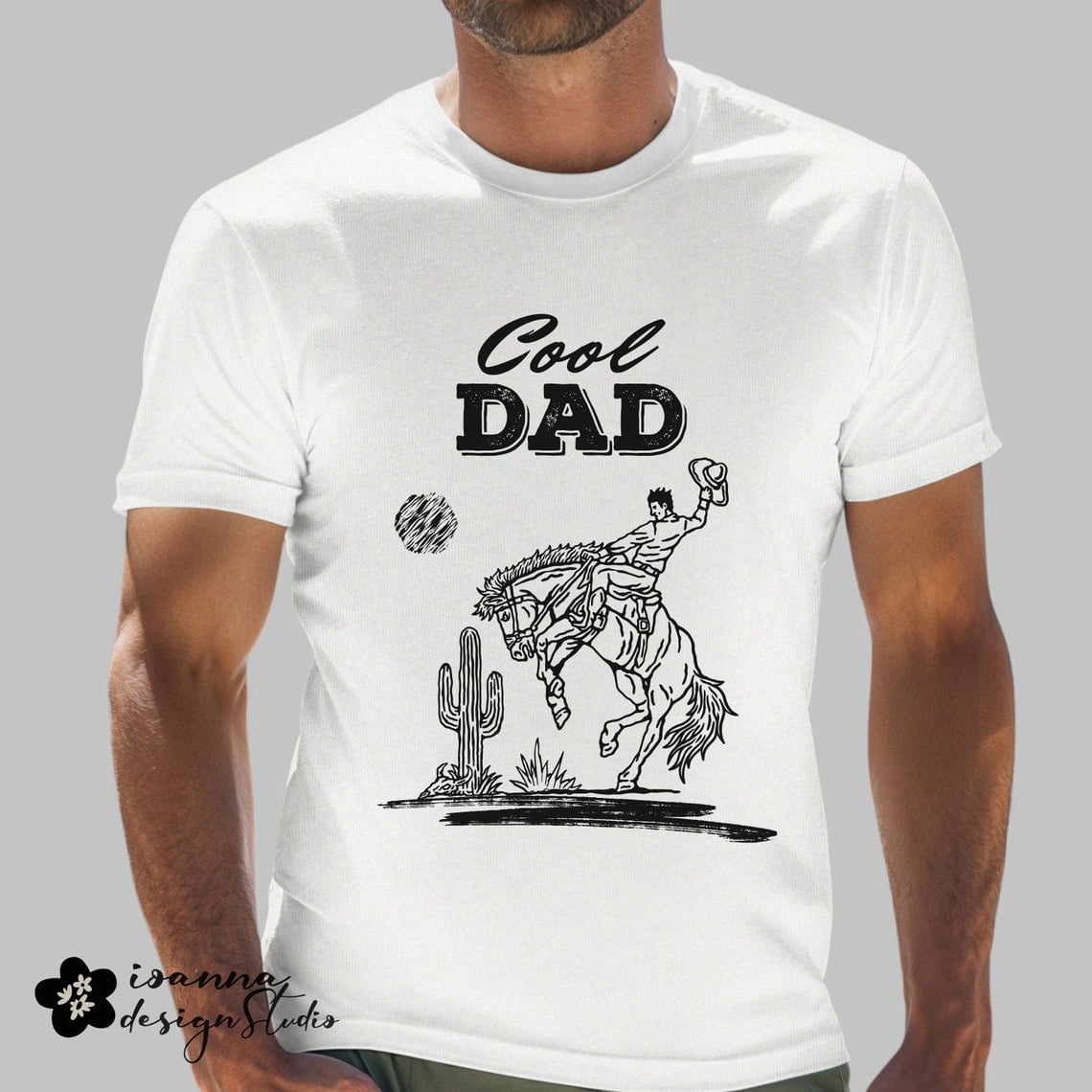 Cute Western Rodeo Dad shirt Cowboy Country Cool Dad T-shirt Adventure ...