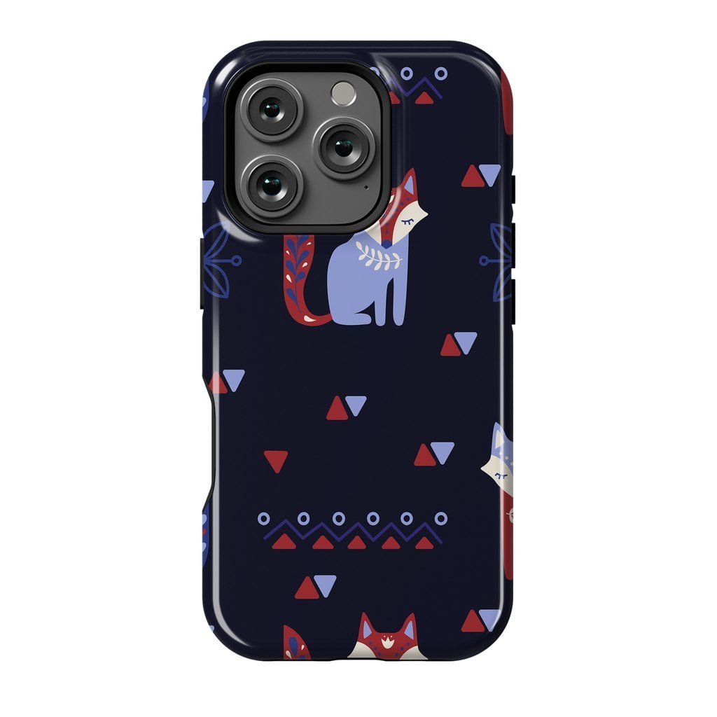 Cute Whimsical Woodland Fox Animal Art Phone Case 17 16 15 14 13 12 11 ...