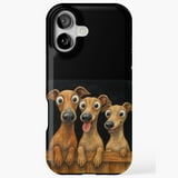 Cute Whippet Dog “The Whippets Next Door” by Shirley MacArthur Phone ...