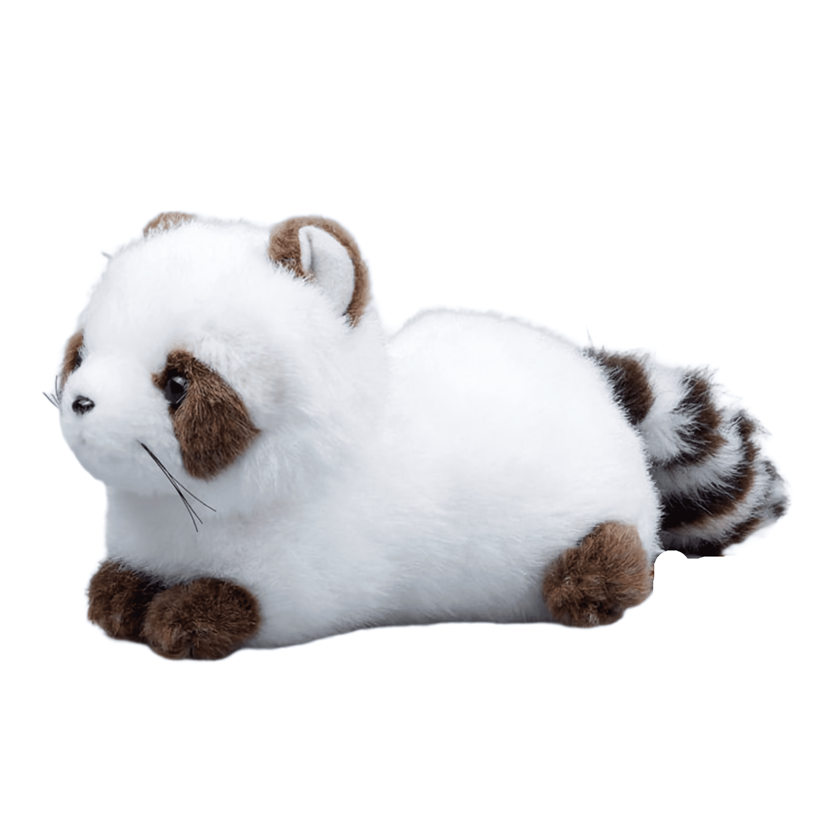 Cute White Raccoon Stuffed Animal Plush Toy, Small Raccoon Plushies ...