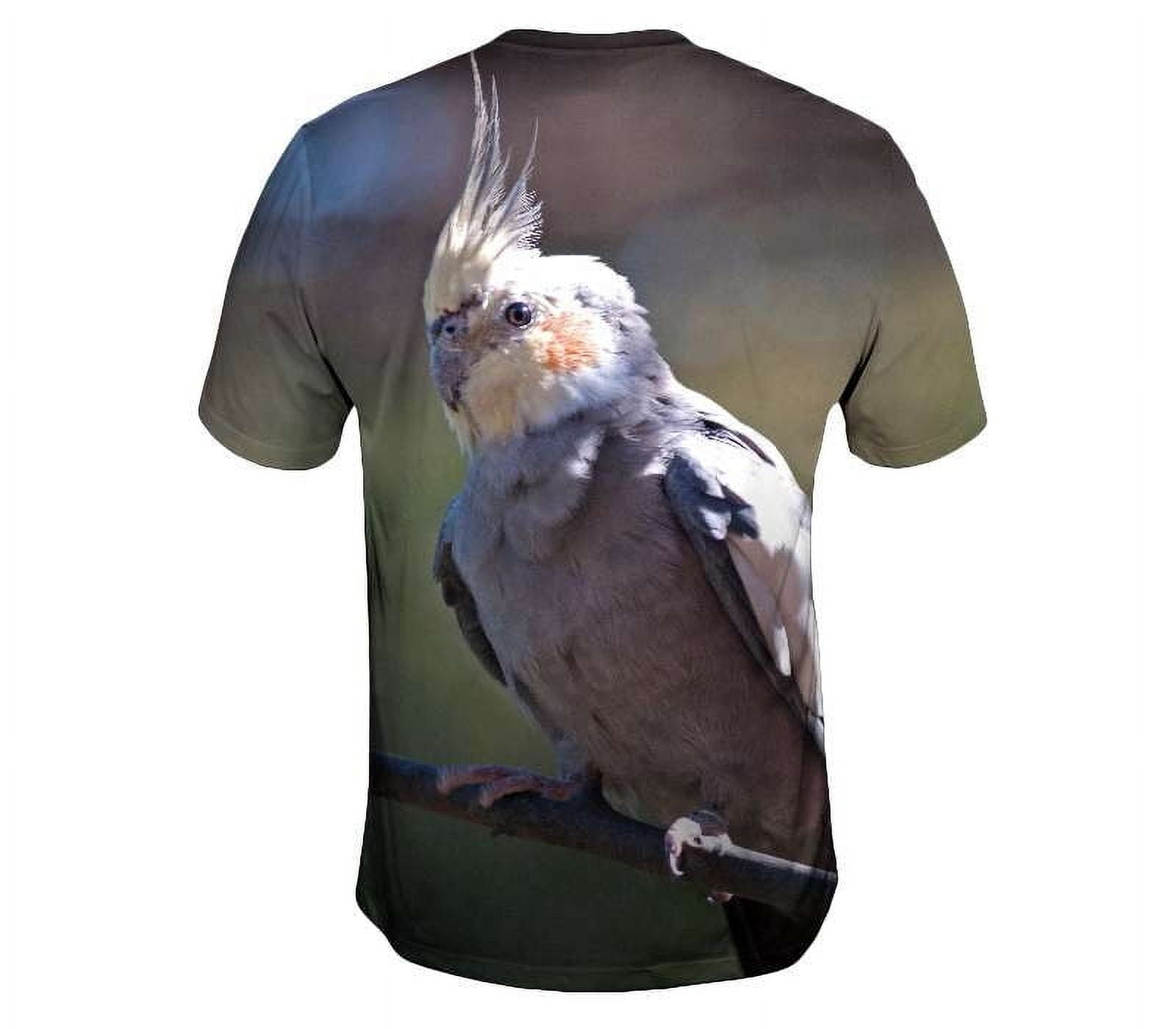Cute Wild Cockatiel Mens T-Shirt All Over Print - Walmart.com