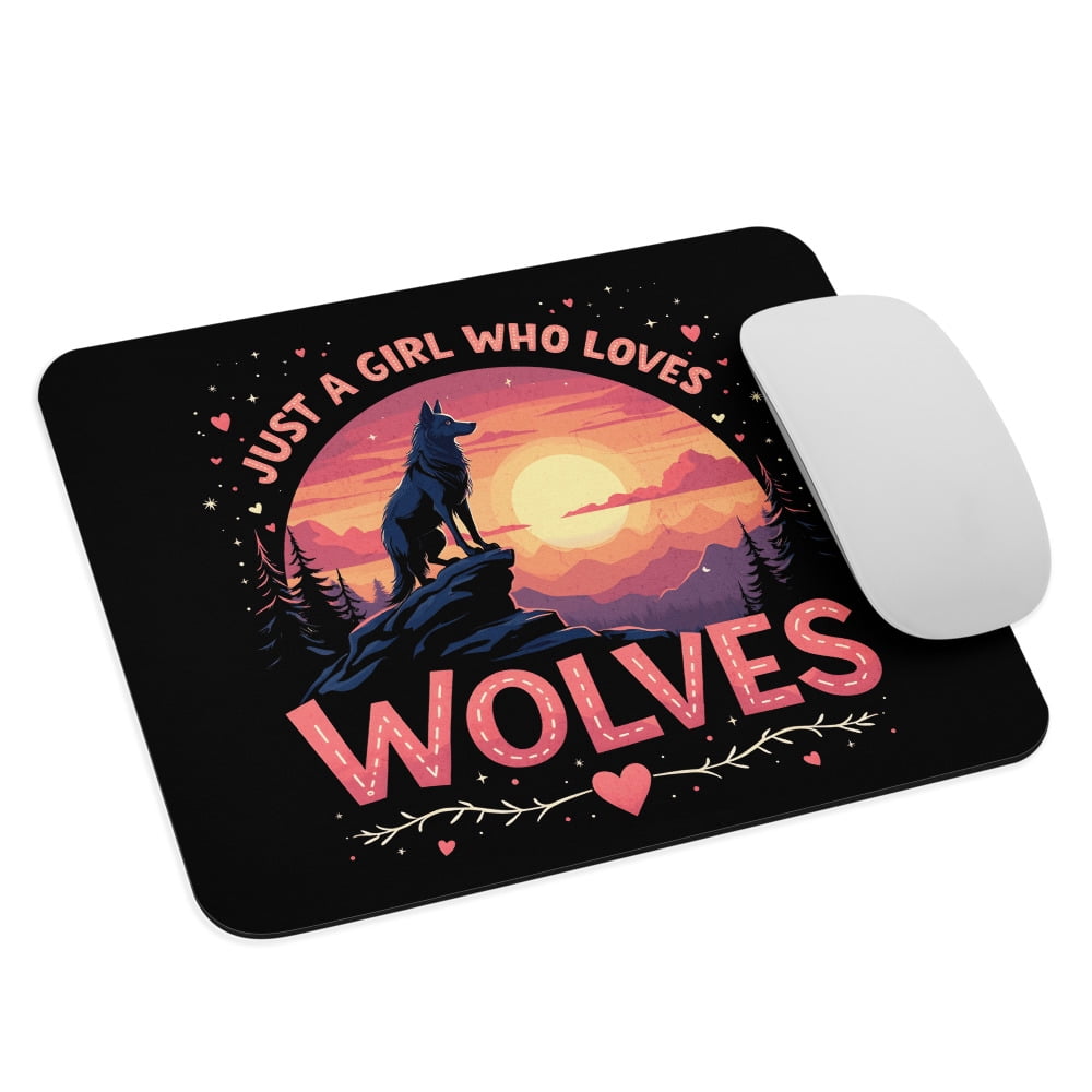 Cute Wildlife Animal Wilderness Lover Mouse Pad, Just A Girl Who Loves ...