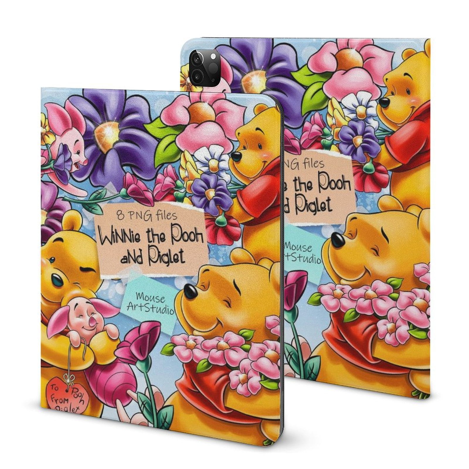 Cute Winnie Cartoon Book Case for IPAD Pro 2020 （11in） Generation - for Girls Women Boys Kids ...