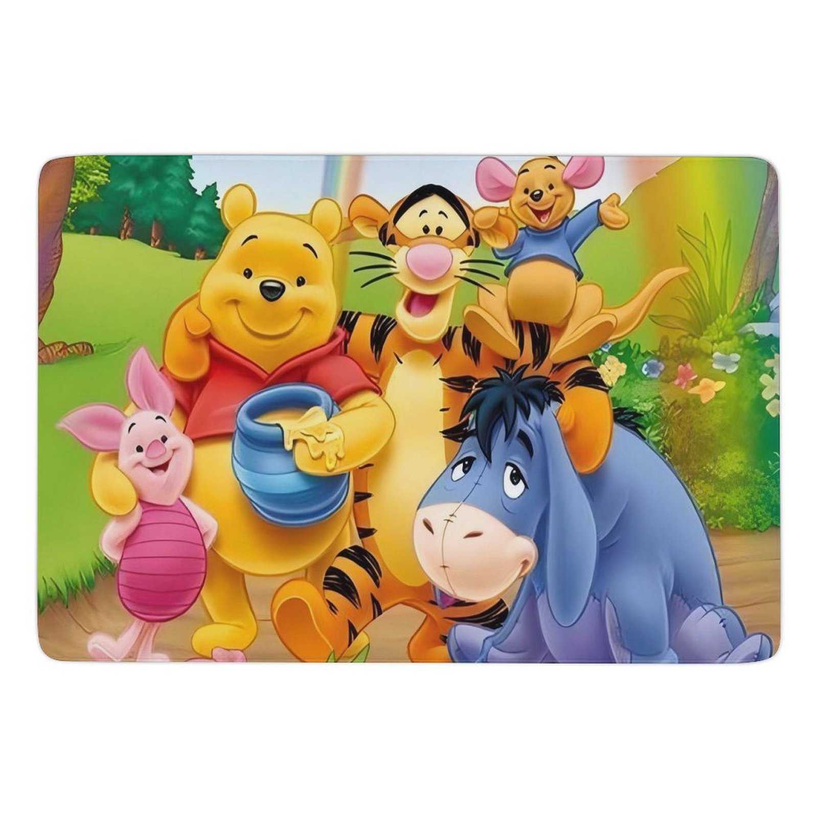 Cute Winnie The Pooh Area Rug Movie Cartoon Character Rug Modern ...