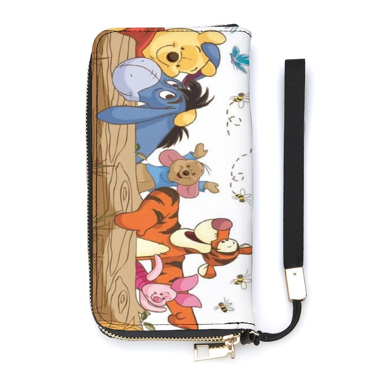 Cute Winnie The Pooh Wallet For Women Wristlet Purse Large Credit Card ...