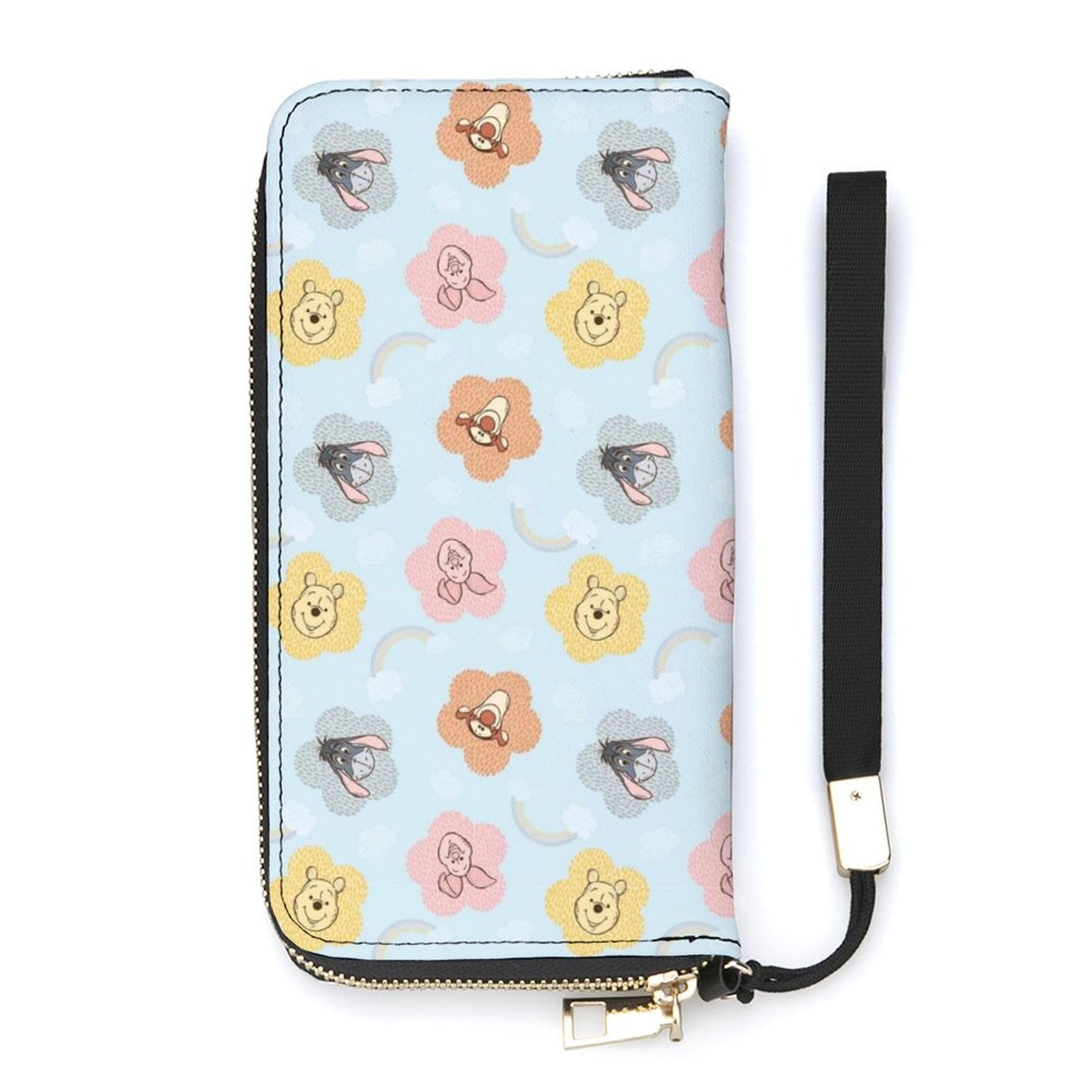 Cute Winnie The Pooh Wallet For Women Wristlet Purse Large Credit Card ...