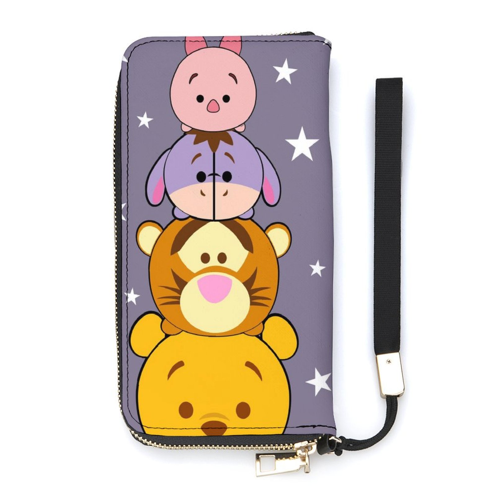 Cute Winnie The Pooh Wallet For Women Wristlet Purse Large Credit Card ...