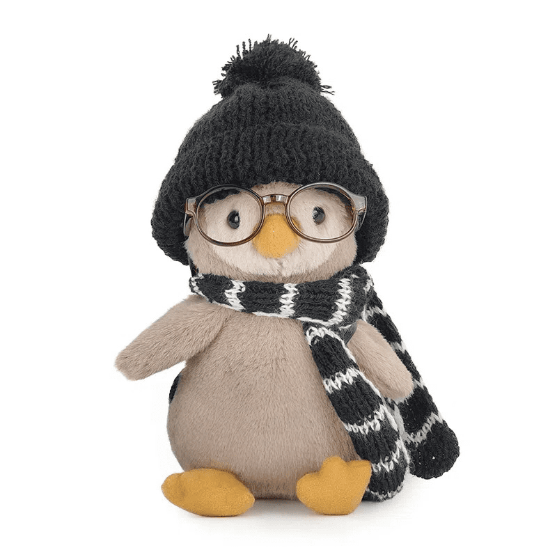 Cute Winter Plush Toy Series, Soft Stuffed Animal with Trendy Outfits ...