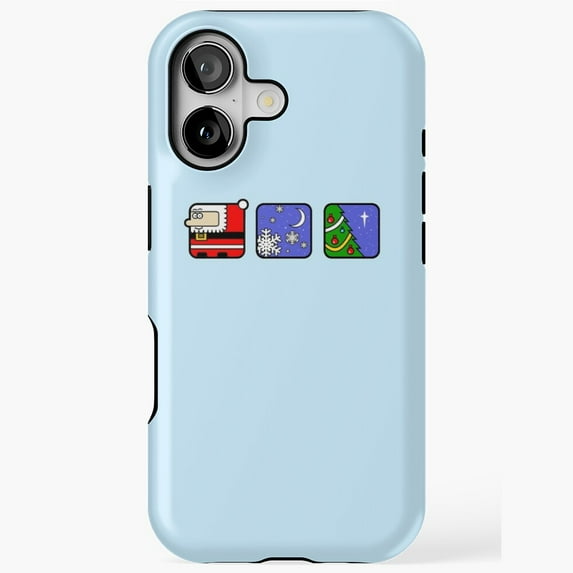 Cute Winter Snowflake Tree Holiday Graphic Design for Kids iPhone Case ...