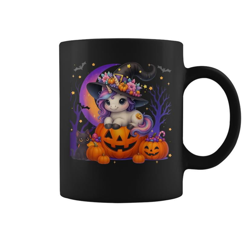 Cute Witch Unicorrn Jack O Lantern Halloween Costumes Girls Coffee Mugs ...
