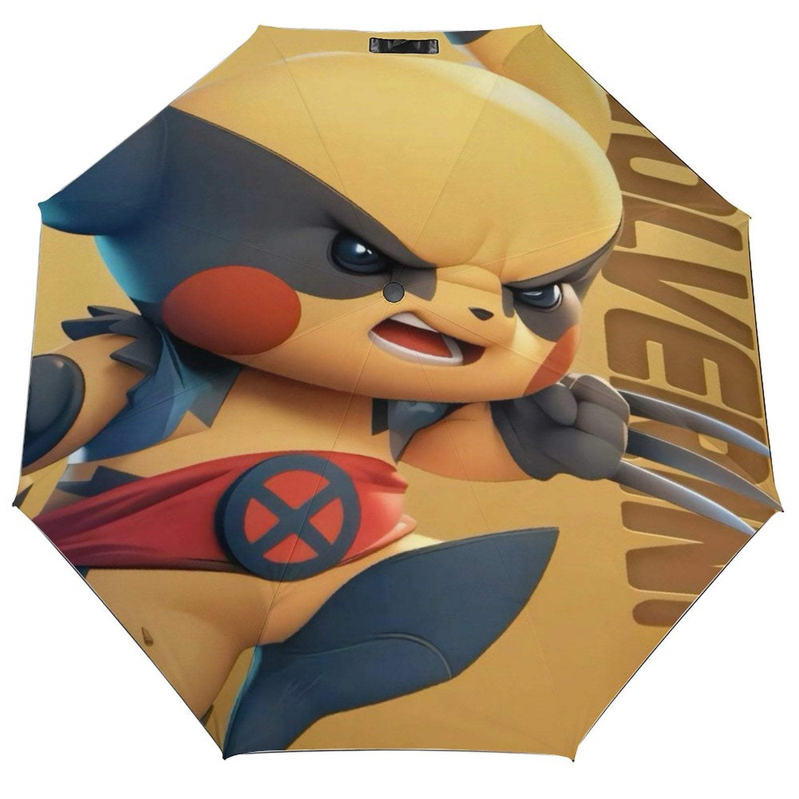 Cute Wolverine Pika-chu Umbrella,Inverted Umbrella - Large Windproof ...