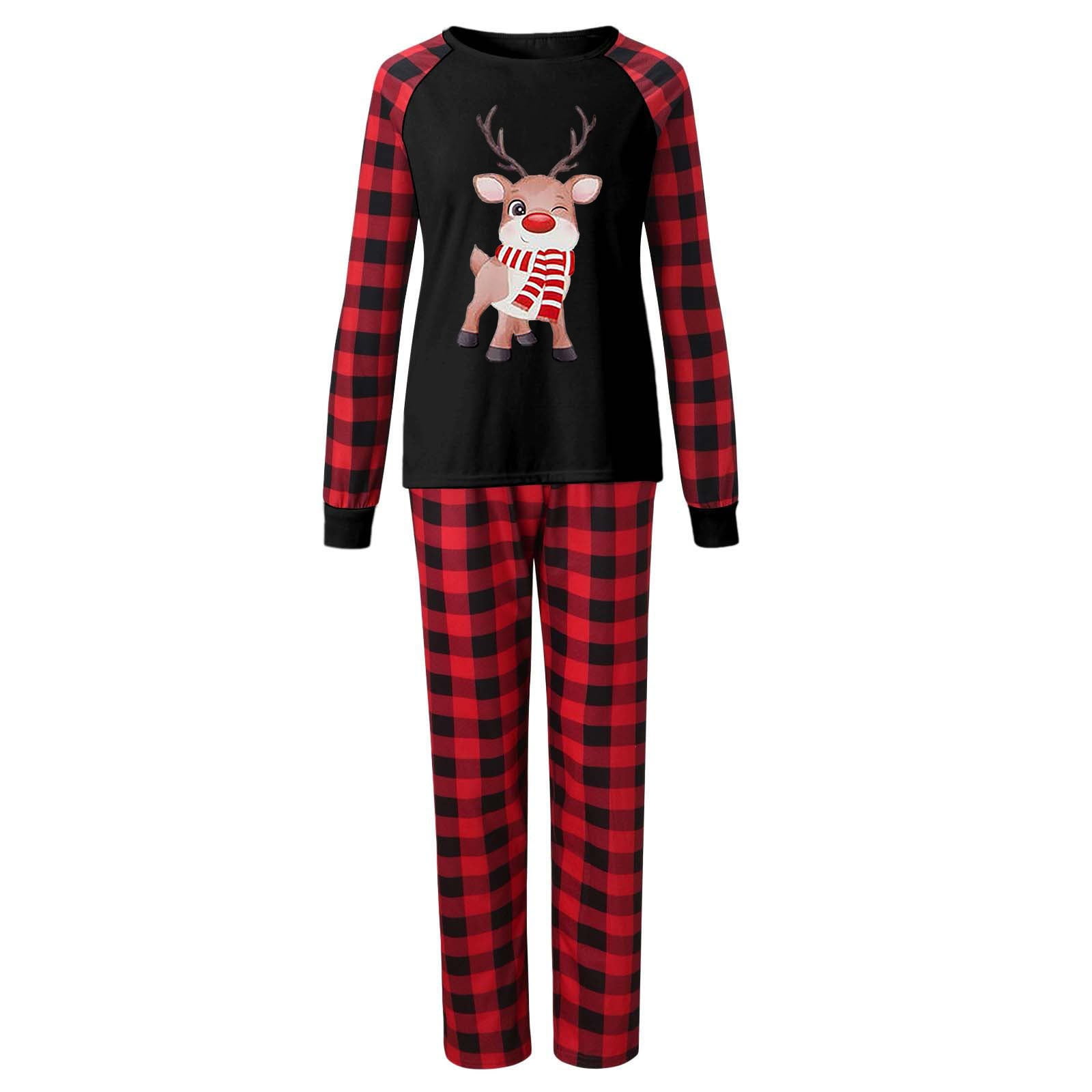 Cute Womens Fall Pajamas Family Matching Pajamas Holiday Print Homewear ...