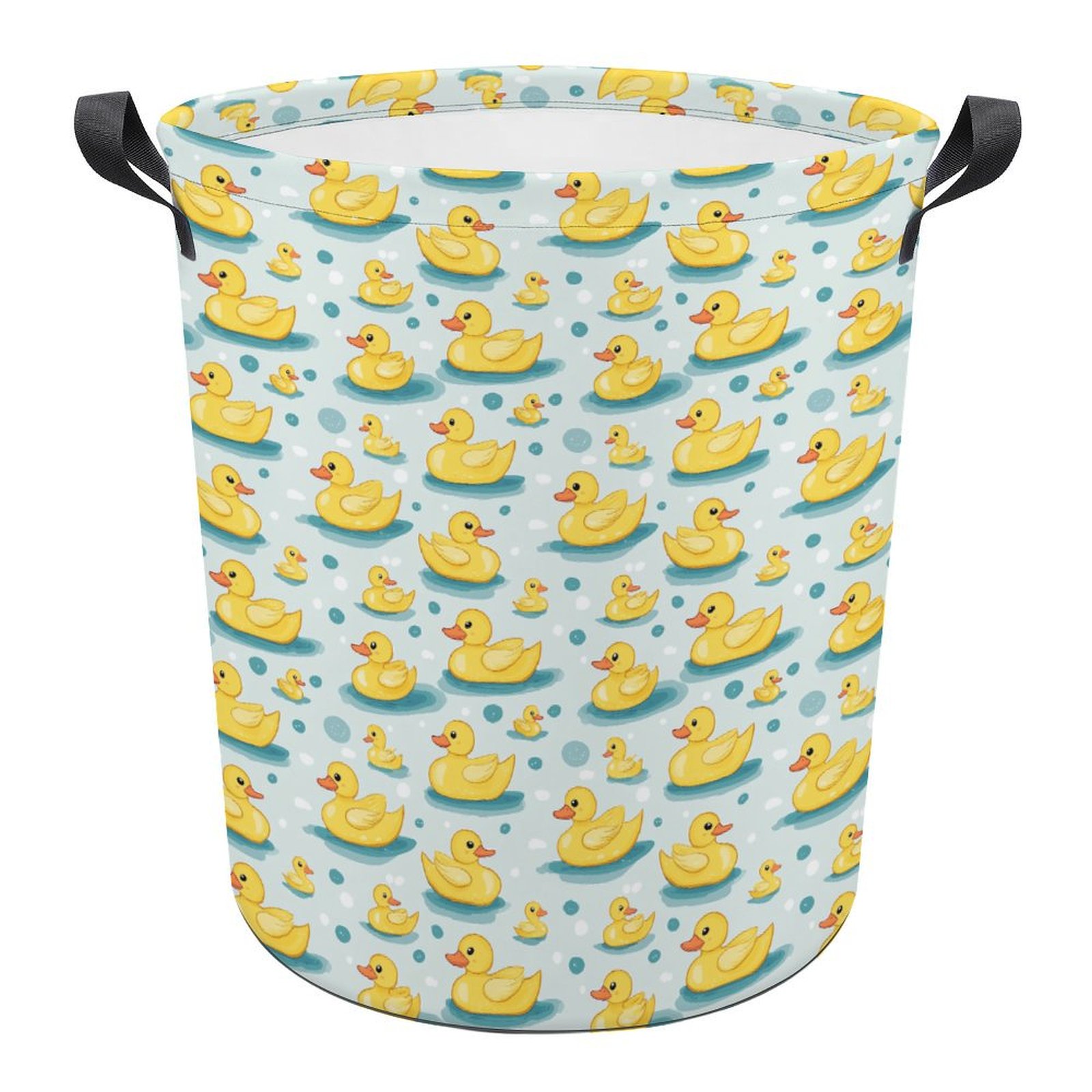 Cute Yellow Duck (21) Laundry Basket Storage Basket Controller Clothes ...