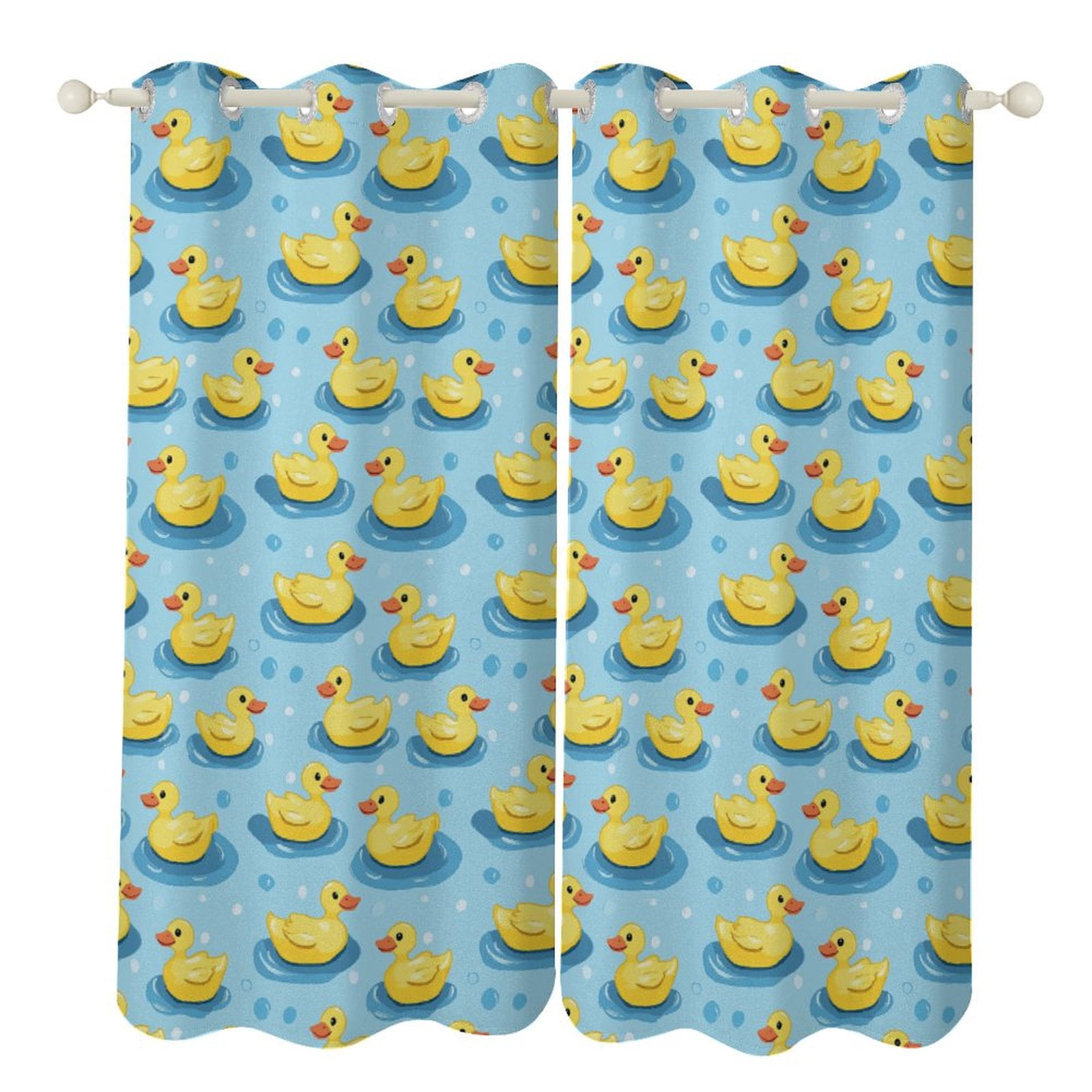 Cute Yellow Duck (49) 2 Panels Curtains for Bedroom Living Room Drapes ...