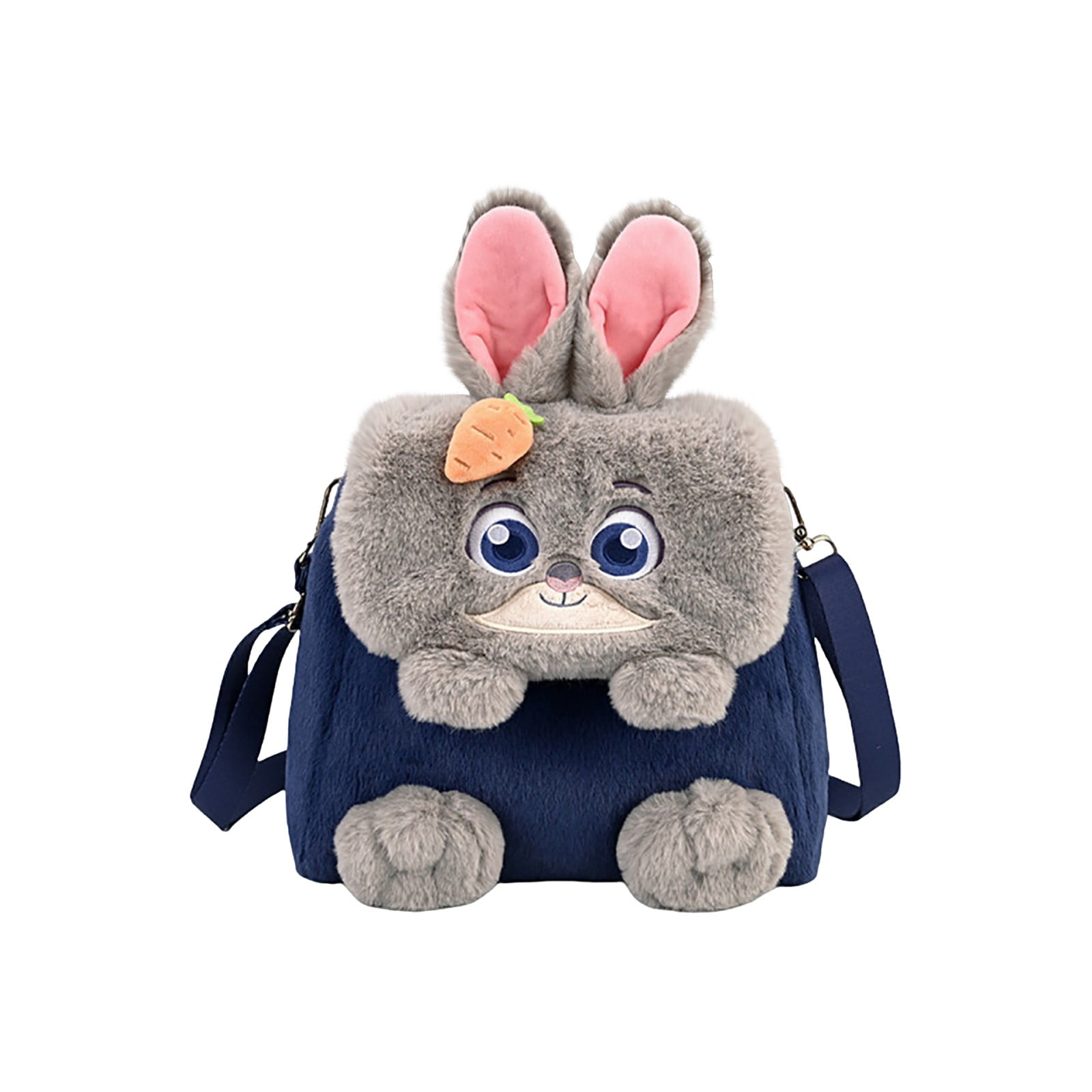 Cute Zootopia Cartoon Nick & Judy Animal Bunny Fox Shoulder Bag ...