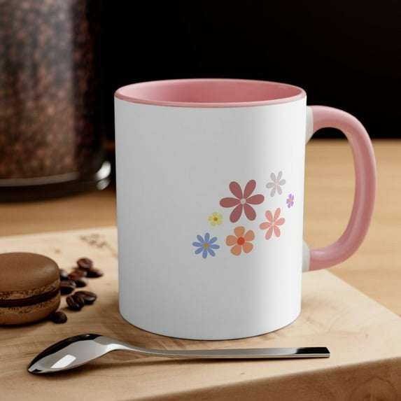 Cute aesthetic flowers mug - Walmart.com