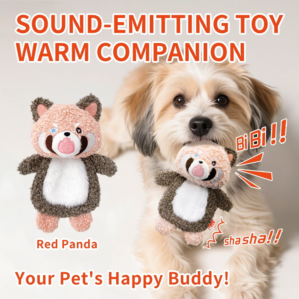Cute and fun small animal vocal toys dog plush toys , full body rattle ...