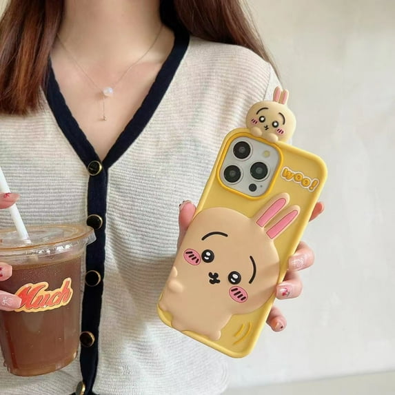 Cute and interesting gift phone case Chiikawa Hachiware Usagi Kawaii ...