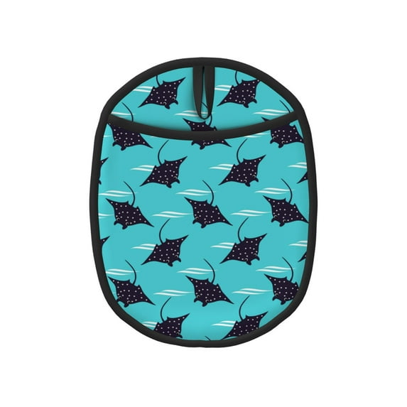 Cute black Stingray blue funny Pot Holders for Kitchen - Heat Resistant ...