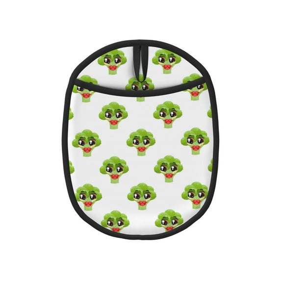Cute broccoli funny cartoon Pot Holders for Kitchen - Heat Resistant ...