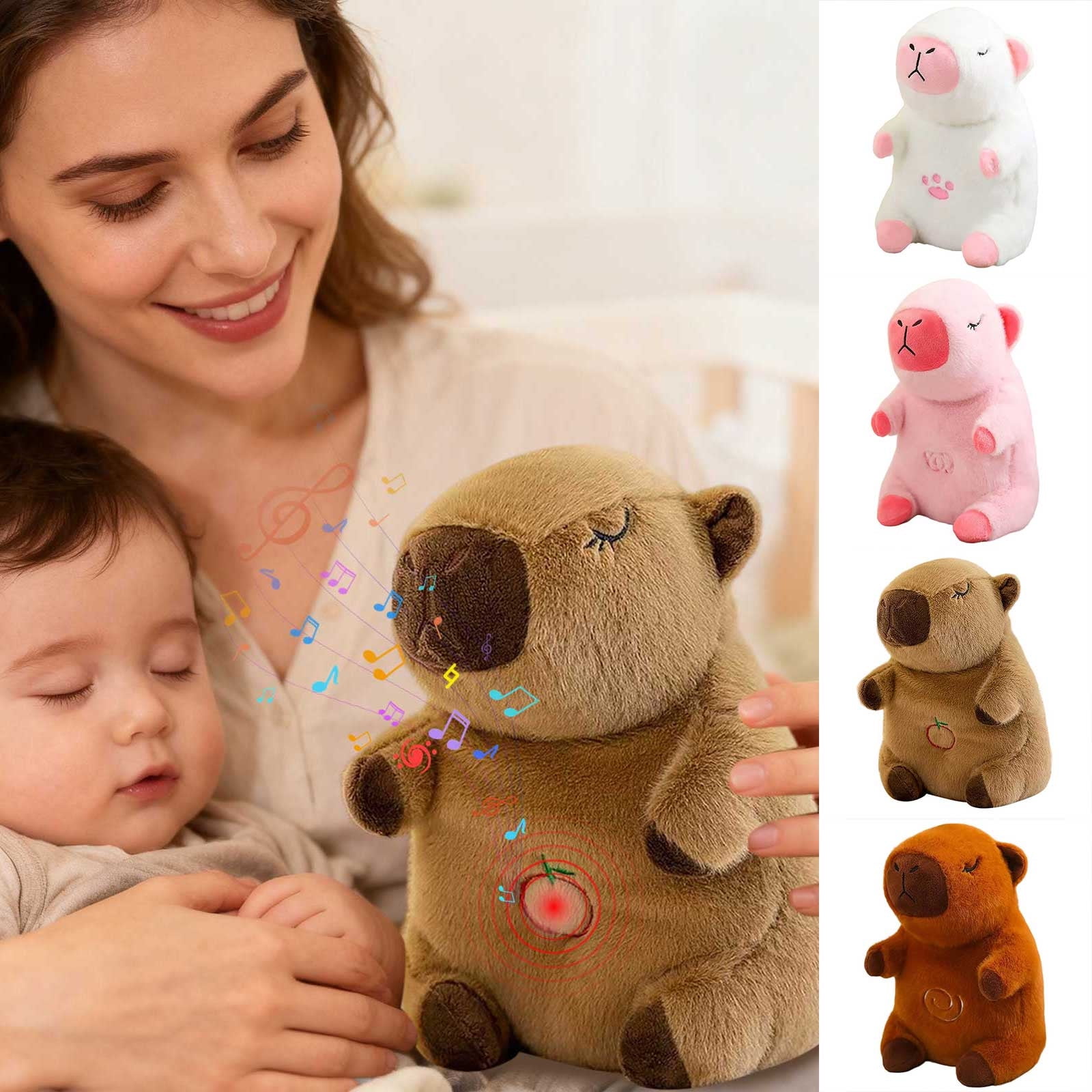 Cute capybara Stuffed Animal,Compañero de Niños Suave, peluche para ...