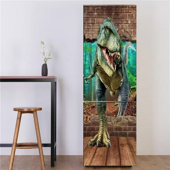 Cute cartoon animal refrigerator wallpaper Waterproof children's room ...