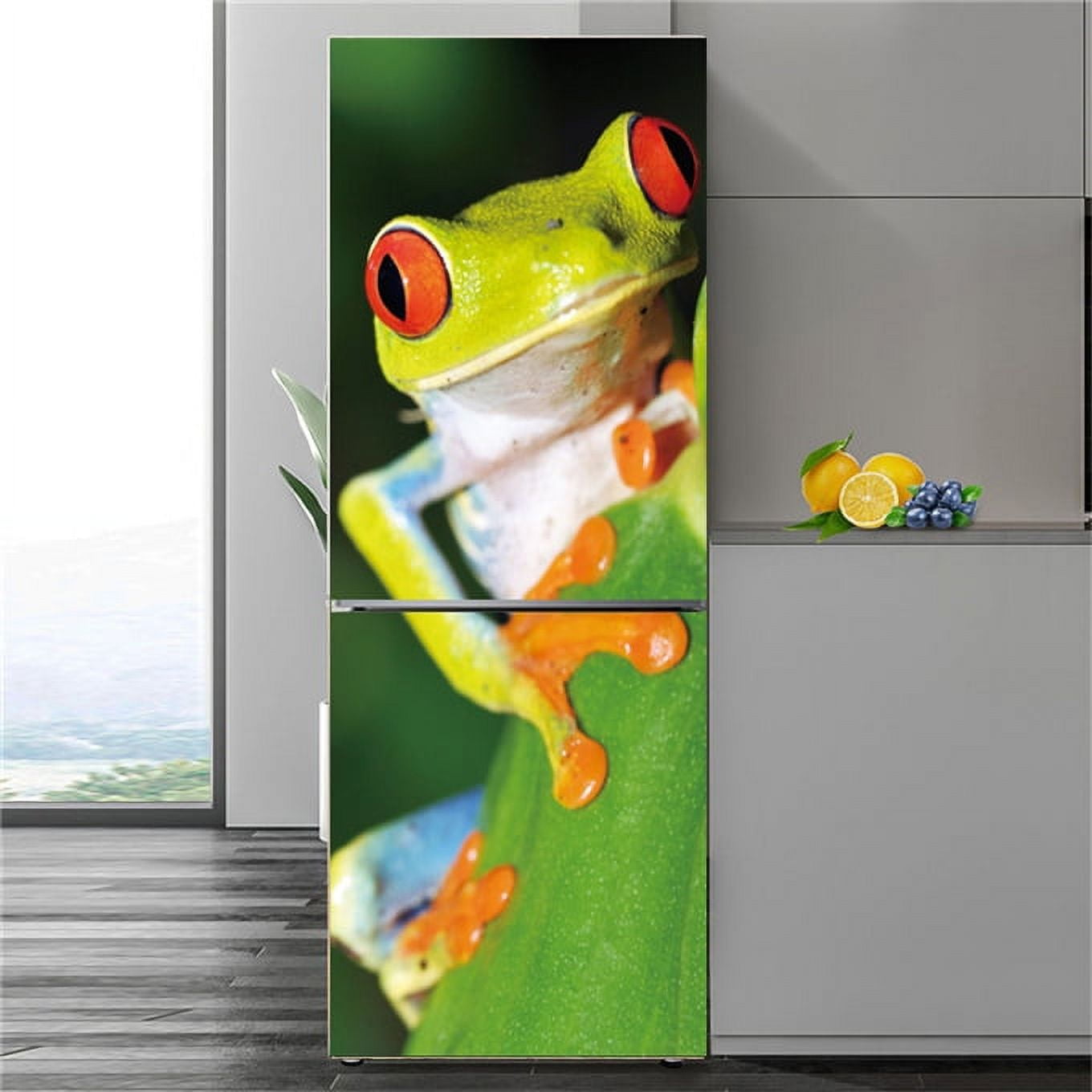 Cute cartoon animal refrigerator wallpaper Waterproof children's room ...