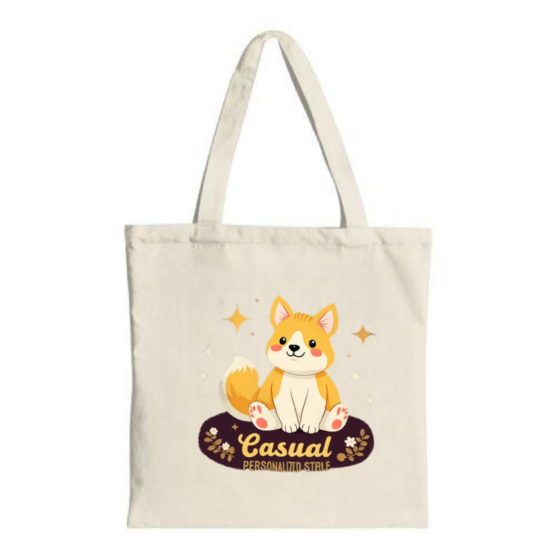 Cute cartoon dog on a purple platform with cheerful expression pink ...