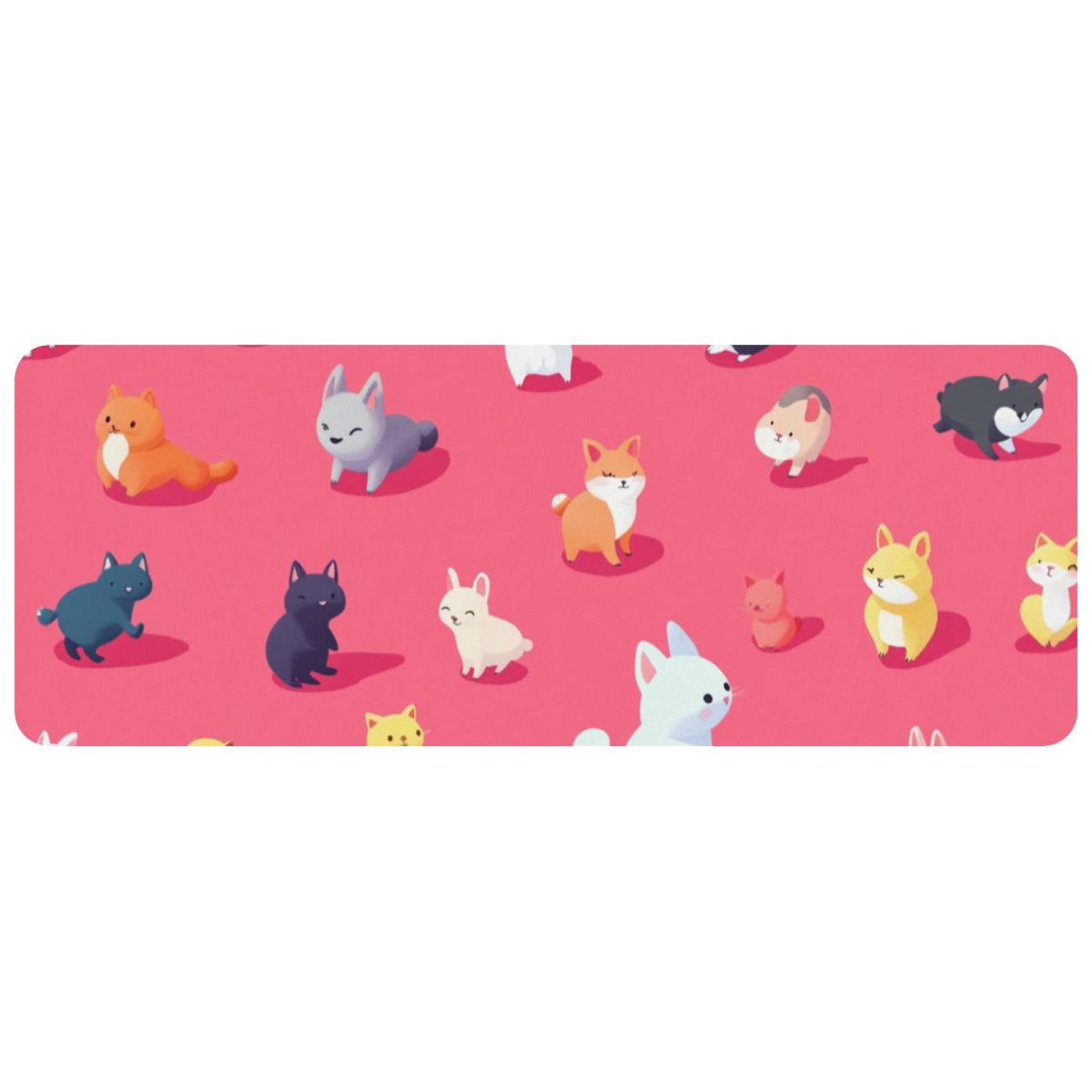 Cute cartoon mouse pad, male and female computer keyboard pad, wrist ...