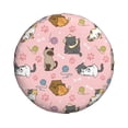 Cute cat Tire Cover Weatherproof Dustproof Wheel Spare Tire Cover Wheel ...