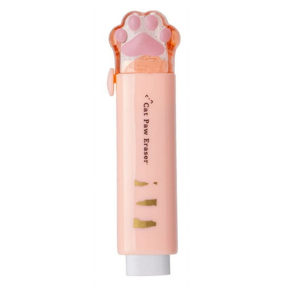 Cute cat style retractable eraser for students to draw and erase ...