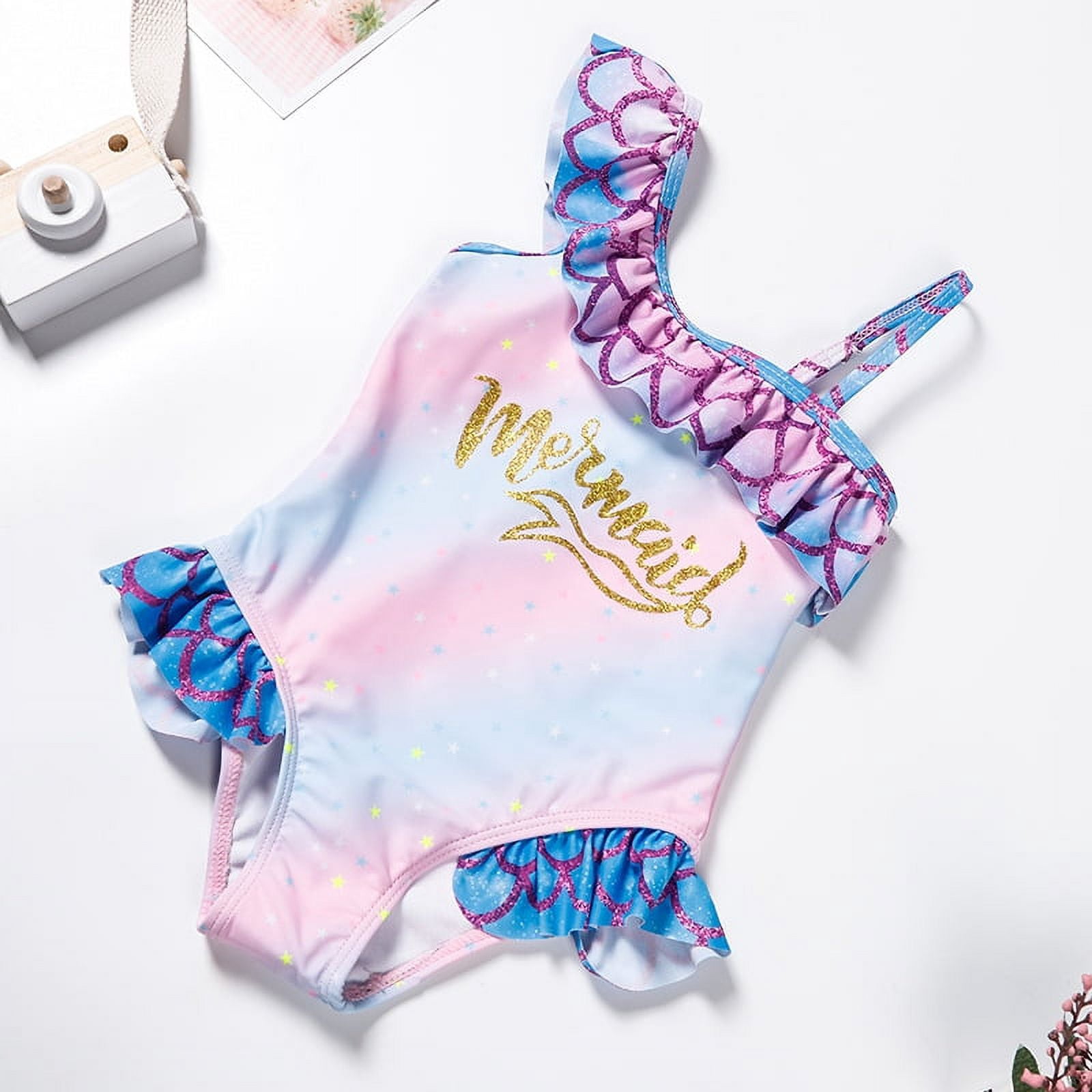Cute children's hot spring one-piece swimsuit for babies, infants ...