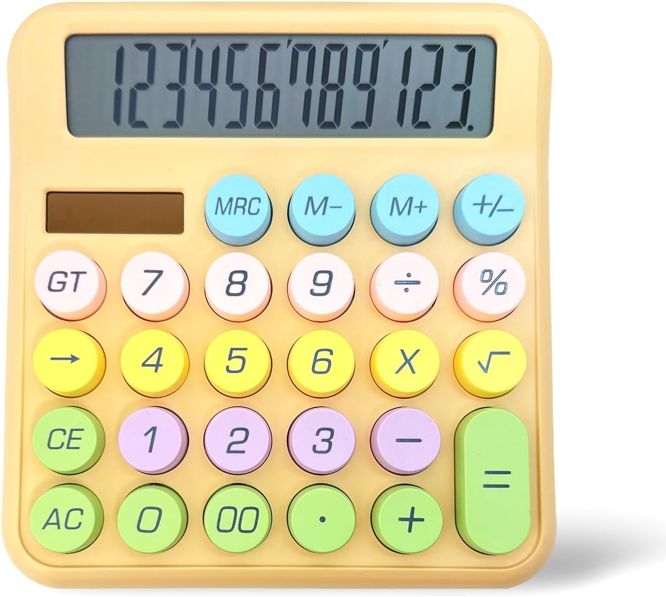 Cute desktop calculator, 12-digit large-sized calculator, equipped with ...