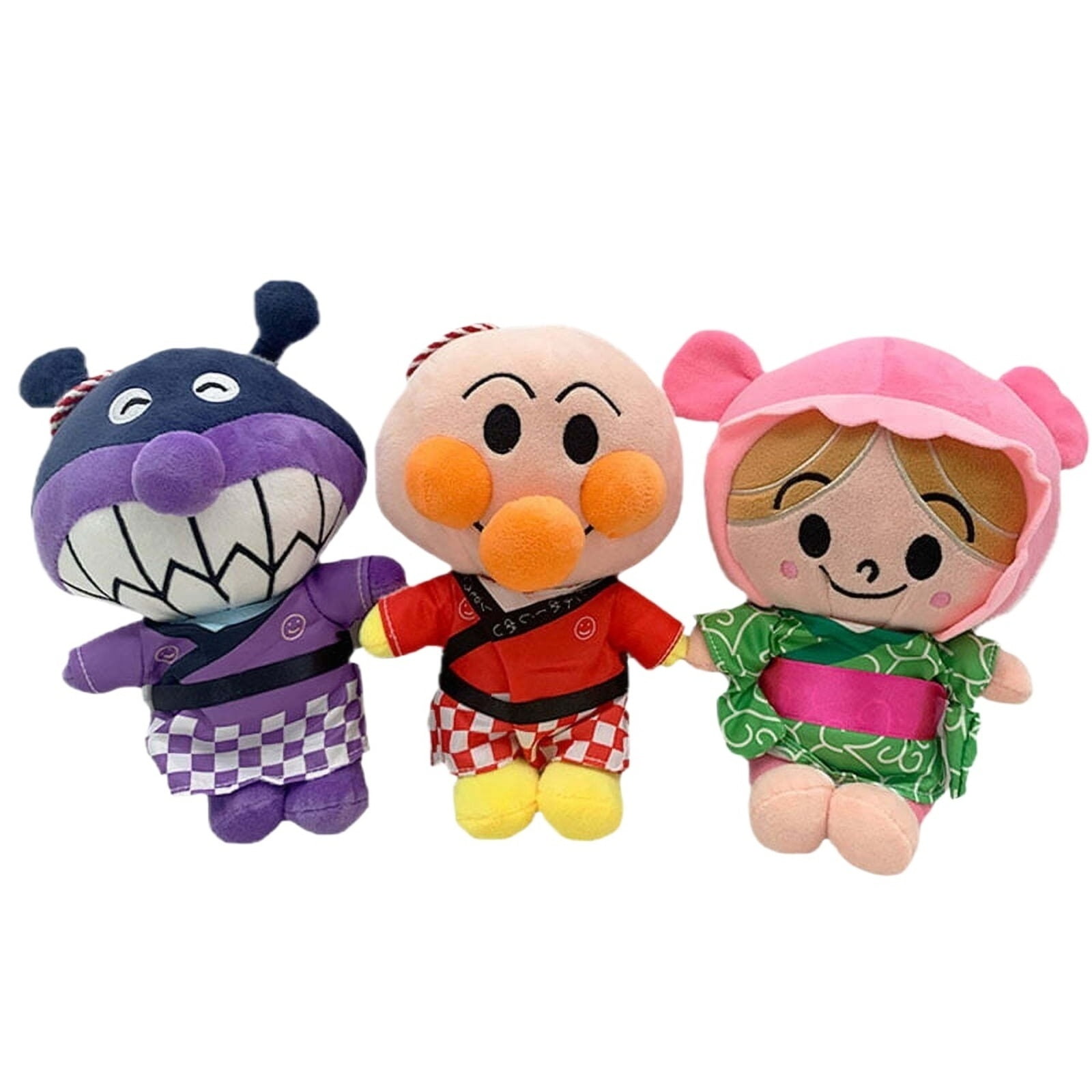 Cute doll Anpanman Cartoon 20cm Cute Plush Toy 3-Pack - Walmart.com