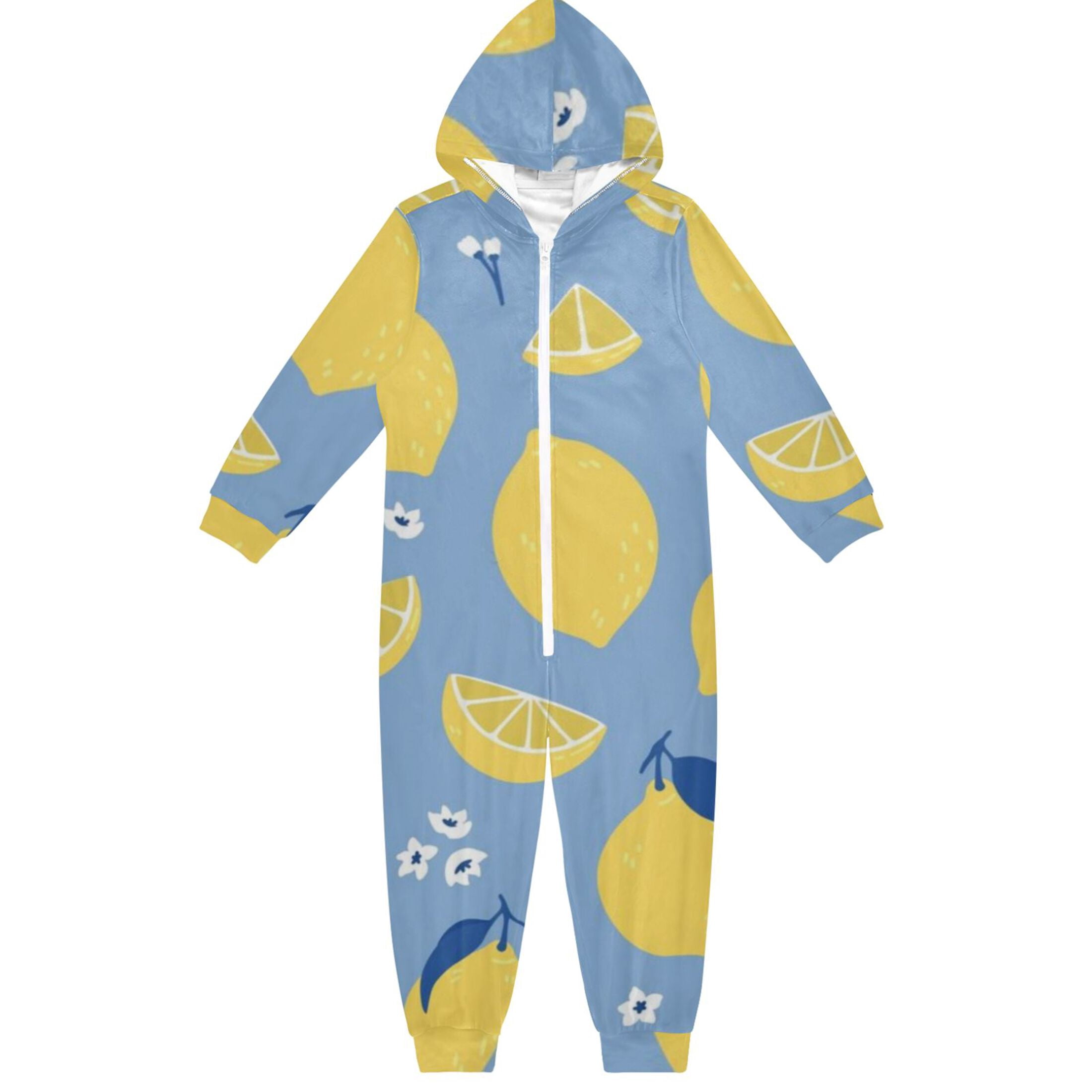 Cute and fun big kids exclusive one-piece pajamas, breathable fabric is ...