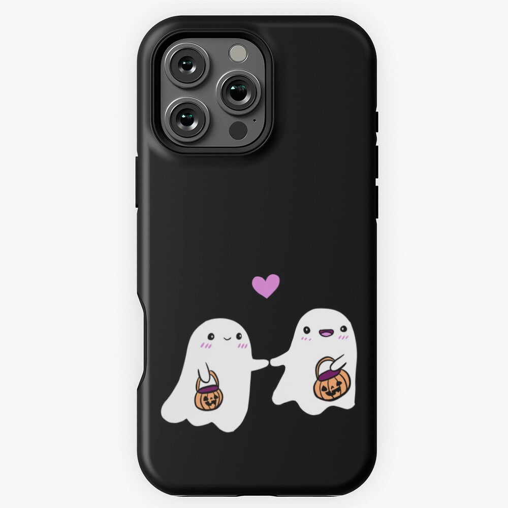 Cute ghosts Couple Phone Case for iPhone 16 15 14 13 12 11 Pro Max ...