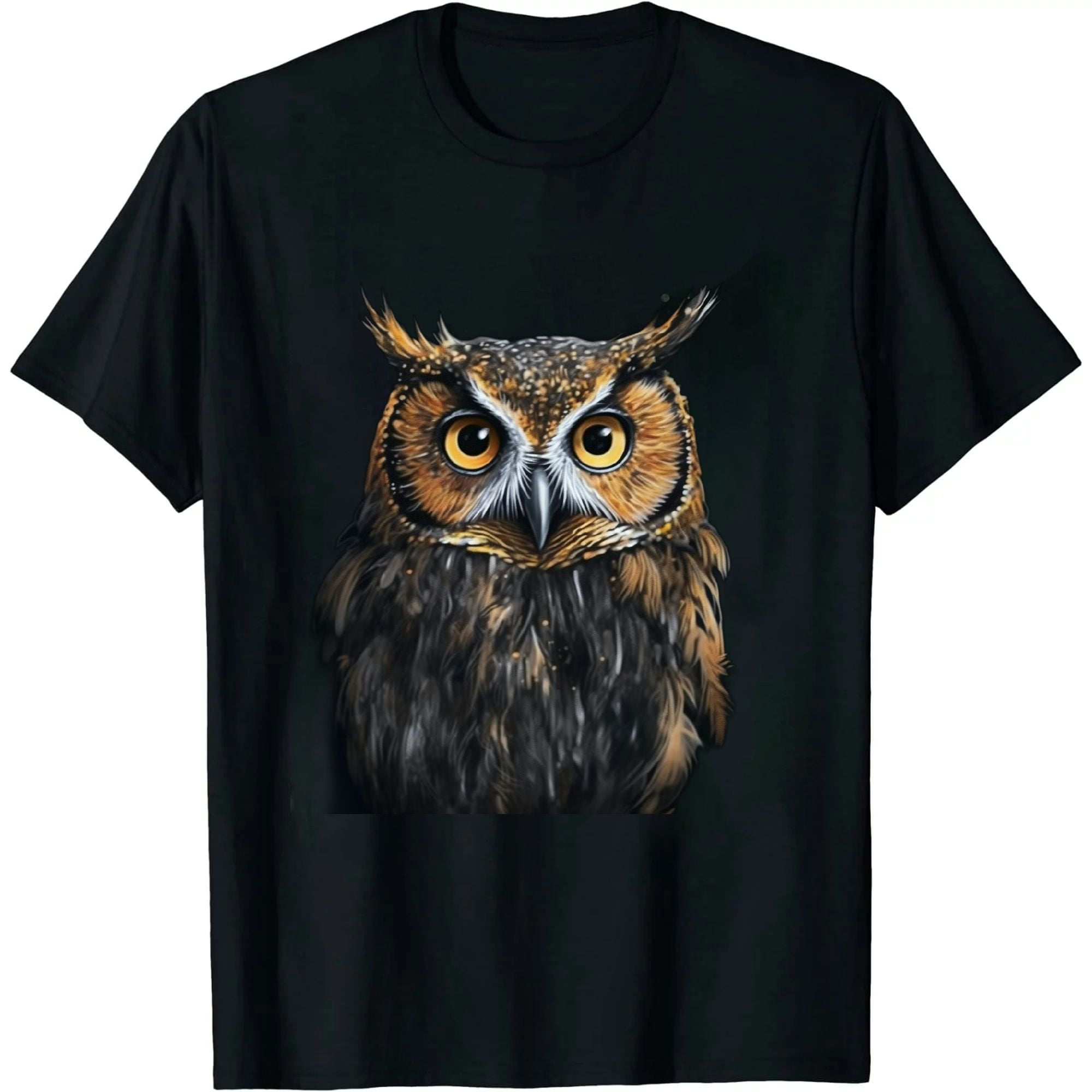 Cute great horned owls artistic tees for women men kids T-Shirt ...