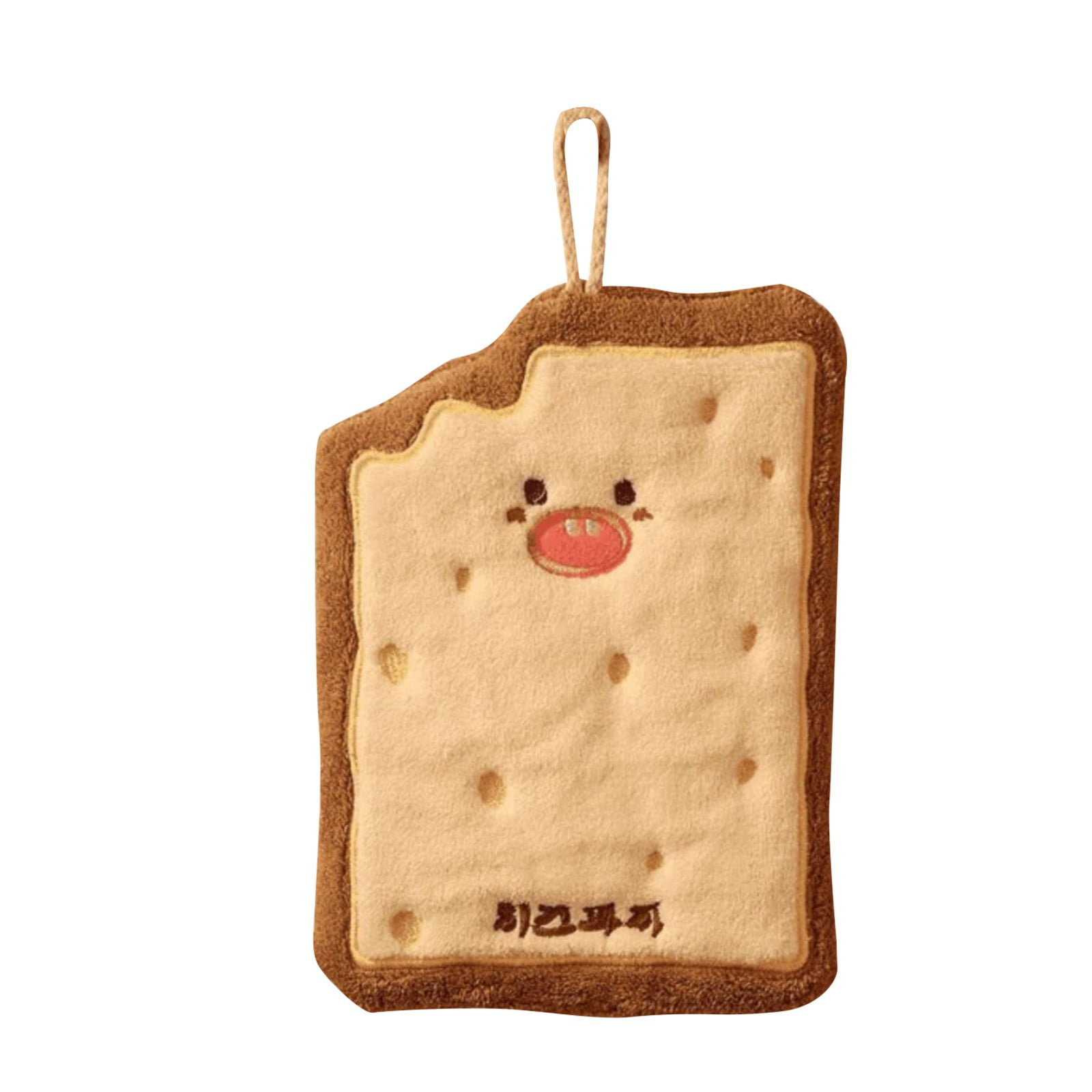 Cute hand towel, cheese biscuit，Hanging Hand Towel - Walmart.com