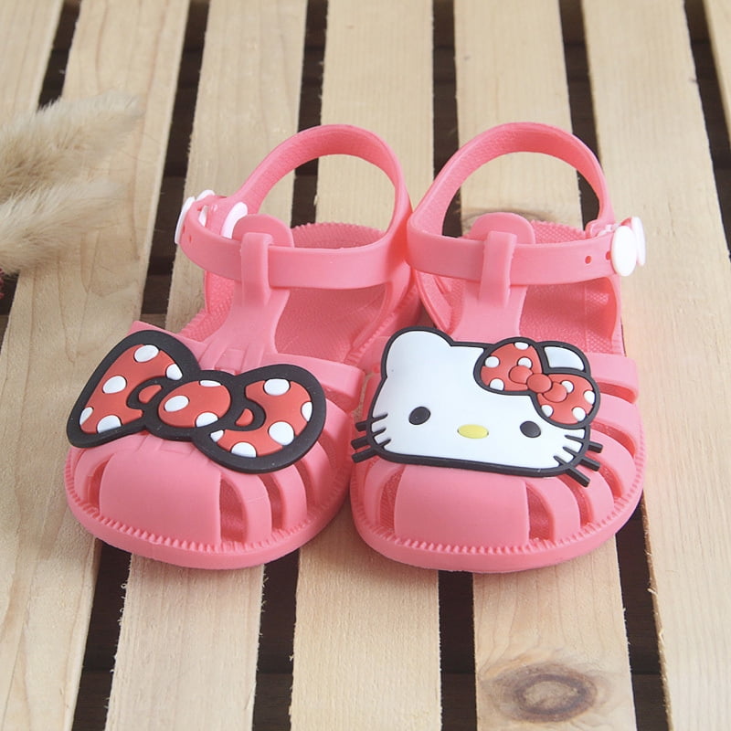 Cute hello kitty Cartoon Plastic KT Princess Shoes Waterproof Sandals - Walmart.com