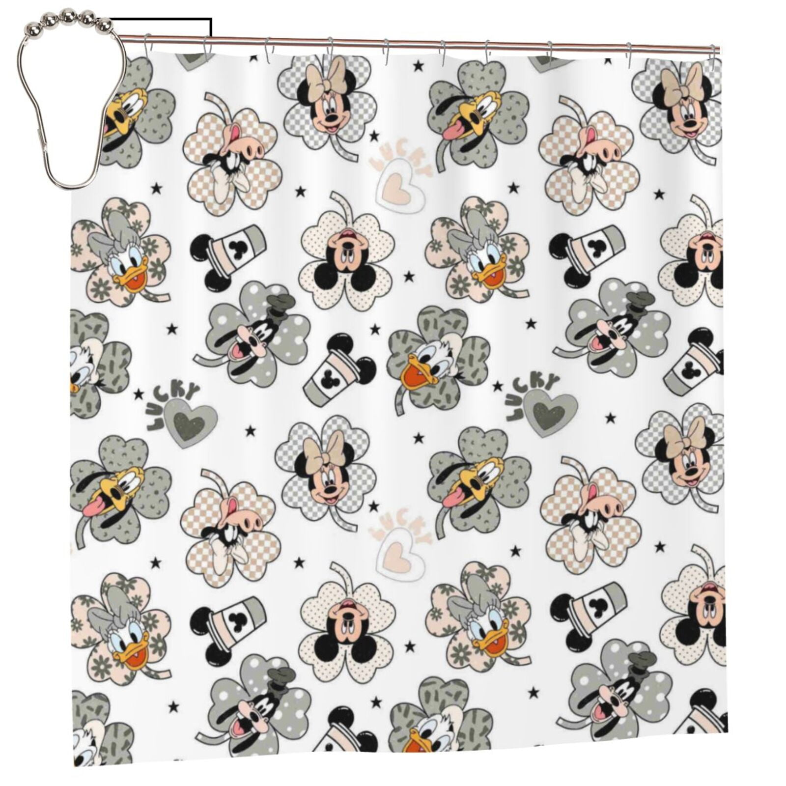 Cute mickey mouse Cartoon (315) shower curtains for bathroom farmhouse ...