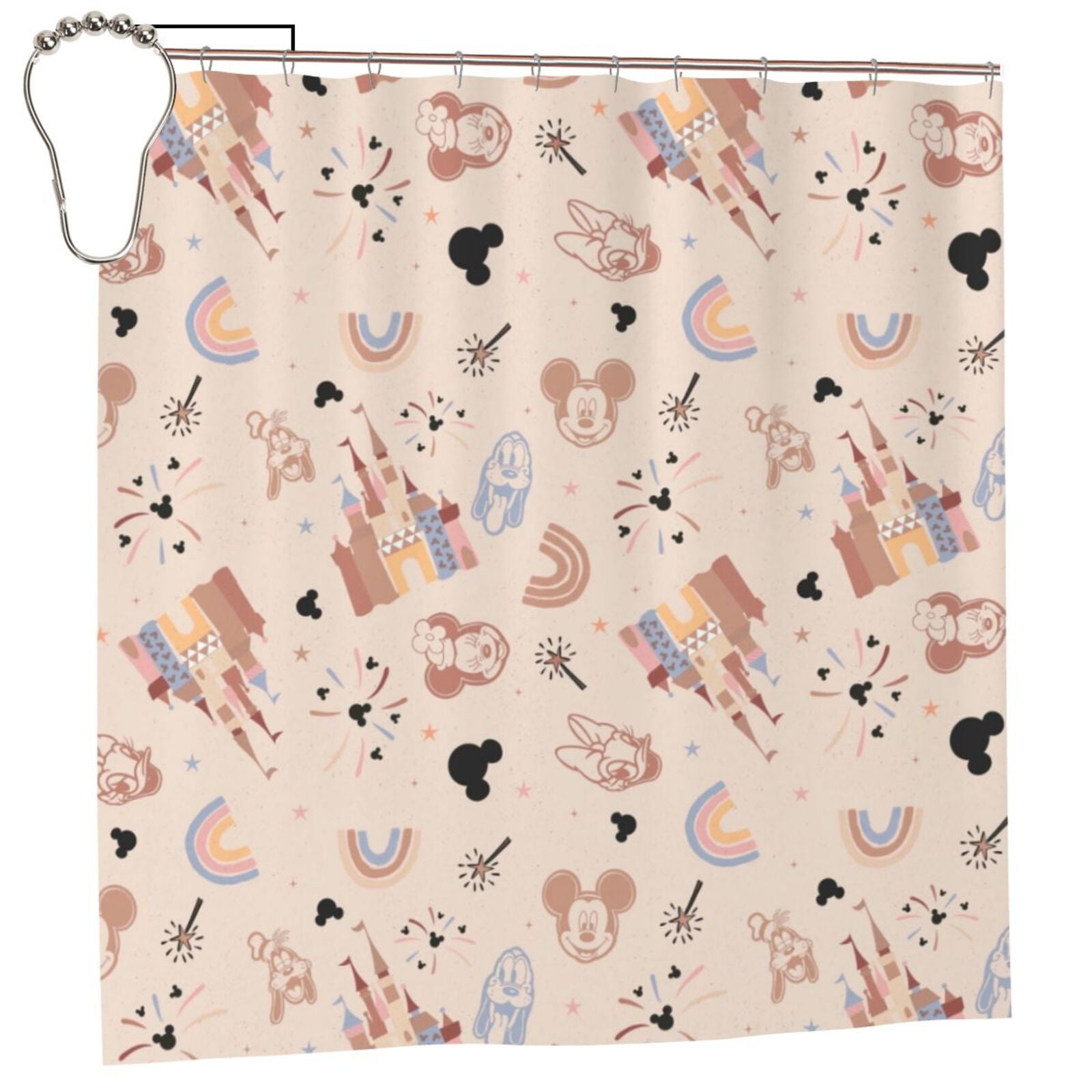 Cute mickey mouse Cartoon (320) shower curtains for bathroom farmhouse ...