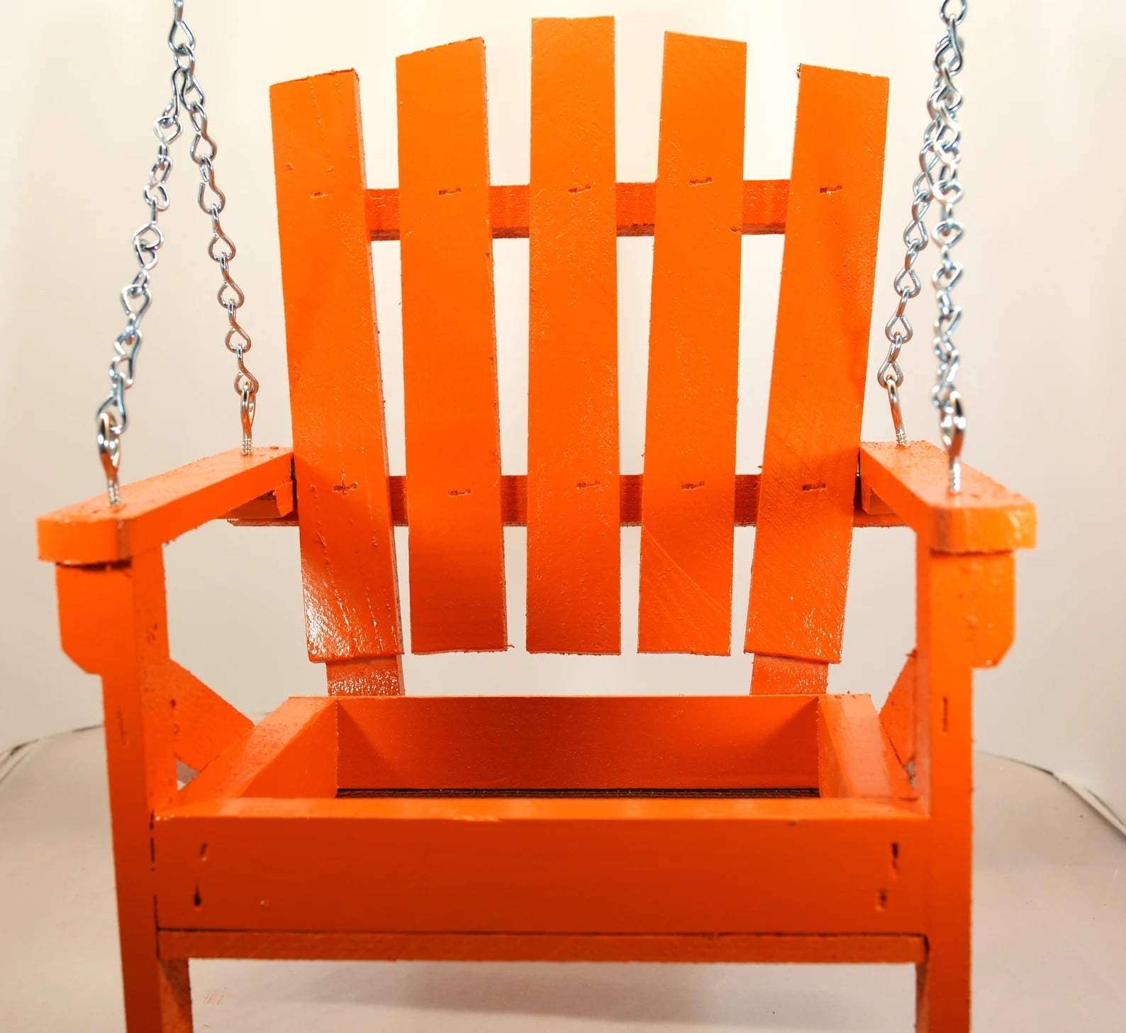 Cute new Style! Bright Orange Adirondak Chair Bird Feeder-Free Shipping ...