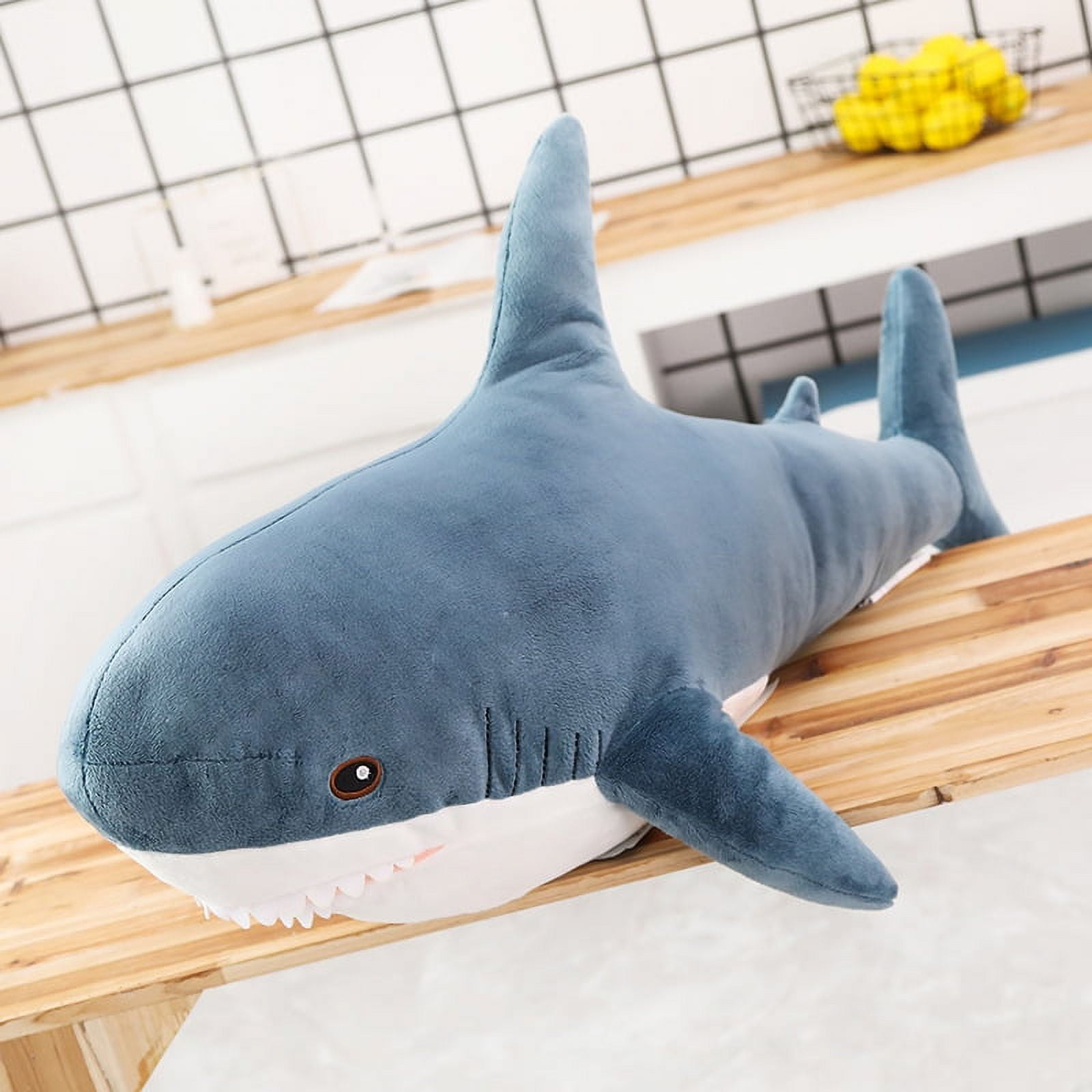 Cute shark doll bedroom decoration Ah whoo shark sleeping pillow plush ...