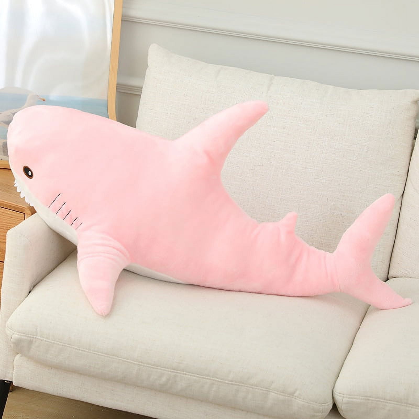 Cute shark doll bedroom decoration Ah whoo shark sleeping pillow plush ...