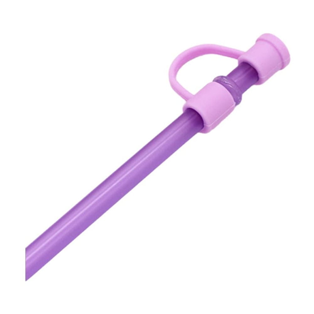 Cute style 8mm silicone straw cap macaron dust cap reusable straw cover ...