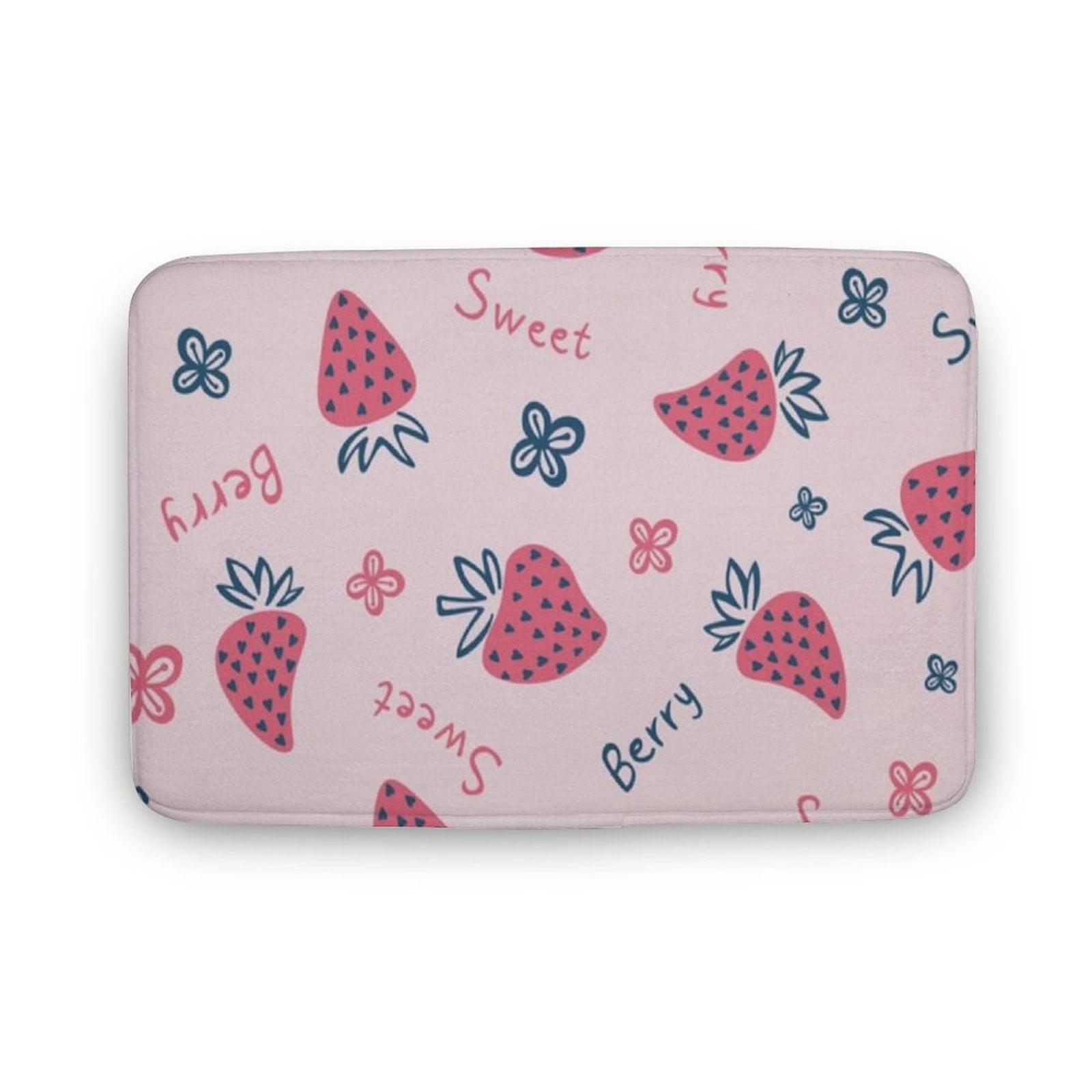 Cute sweet berry strawberry Doormat, strawberry bathroom Doormat, Strawberry bedroom Doormat ...